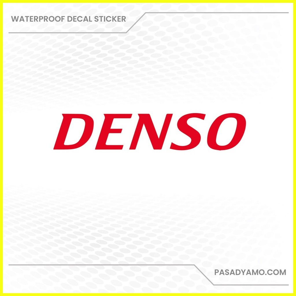 Denso Logo Decal Sticker for Cars Motorcycles Helmets | Shopee Philippines