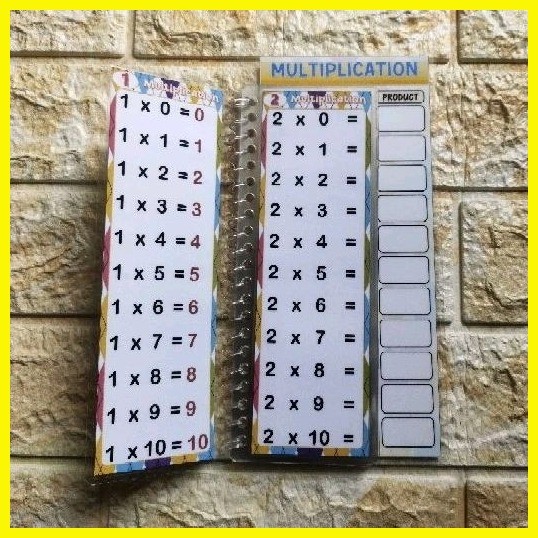∏ Multiplication Table Booklet Flashcards 1-12 | Shopee Philippines