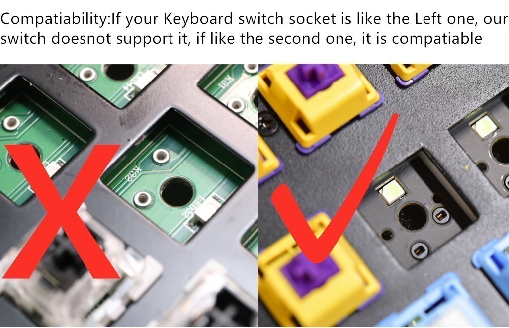 Haimu Heartbeat Switch 10PCS Linear Silent 5pin Factory Prelubed Hot ...