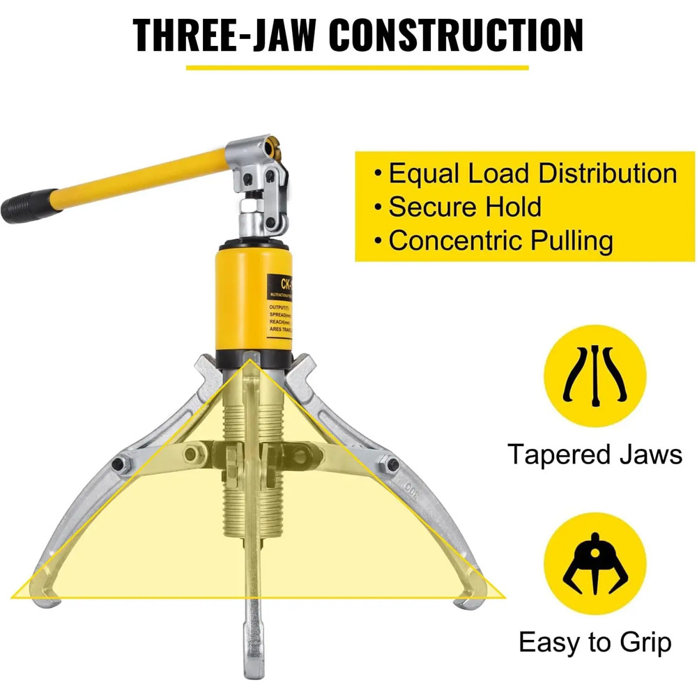 GSE Auto Parts 5T/10T Hydraulic Gear Wheel Bearing Puller Separator ...