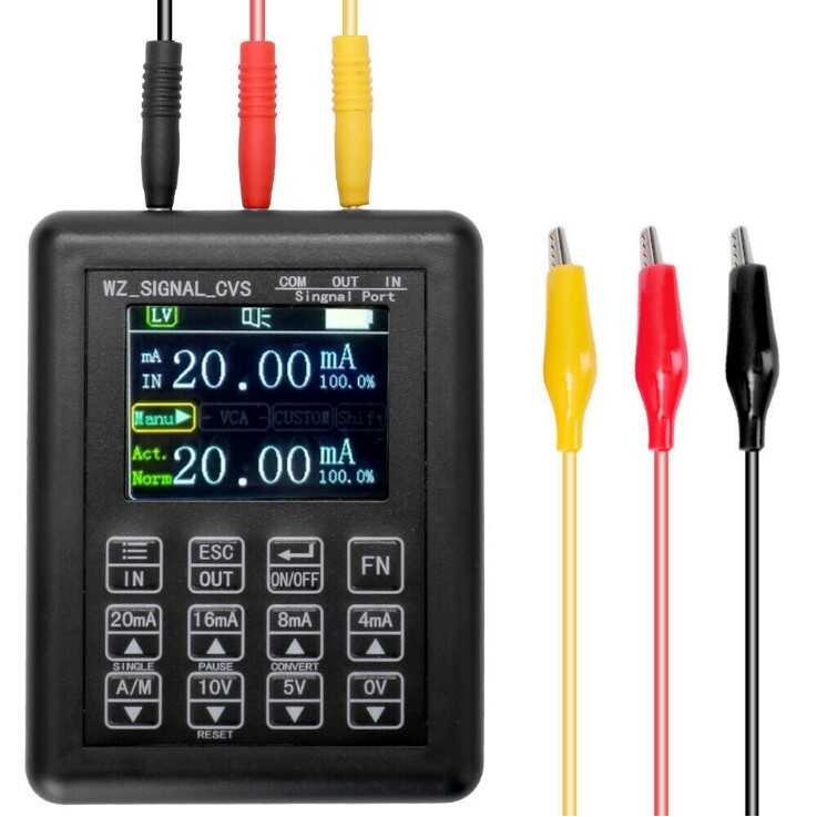 4-20mA signal generator 24V current and voltage transmitter calibrator ...