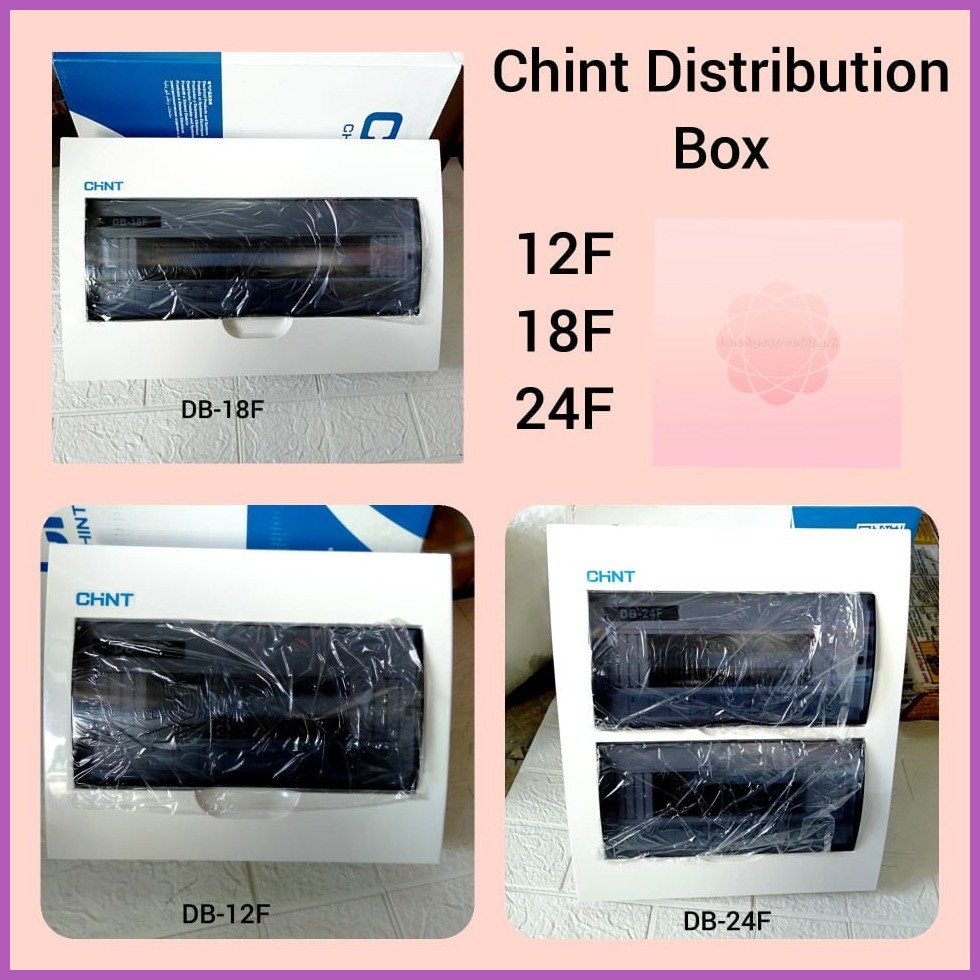 CHINT DISTRIBUTION BOX PANEL BOARD COMPLETE with BUSBAR, GROUND ...