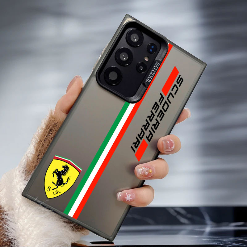 Luxury Ferraris Sports Car Logo Luxury Phone Casing for Samsung S25 ...