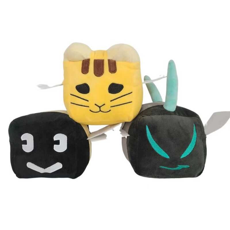 Cube Bee Plush Toy Bee Swarm Simulator Plush Cat Doll Cube Doll ...