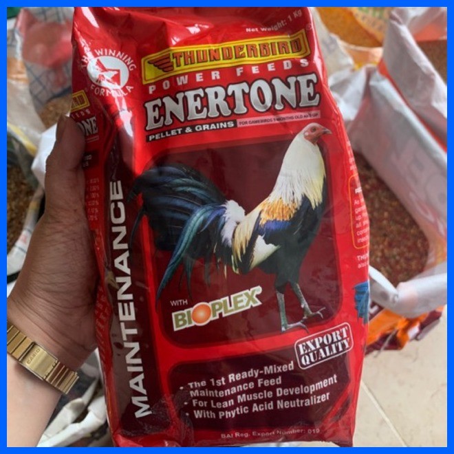 Thunderbird® ENERTONE Pellet & Grains with BIOPLEX (1 KG pack) | Shopee ...
