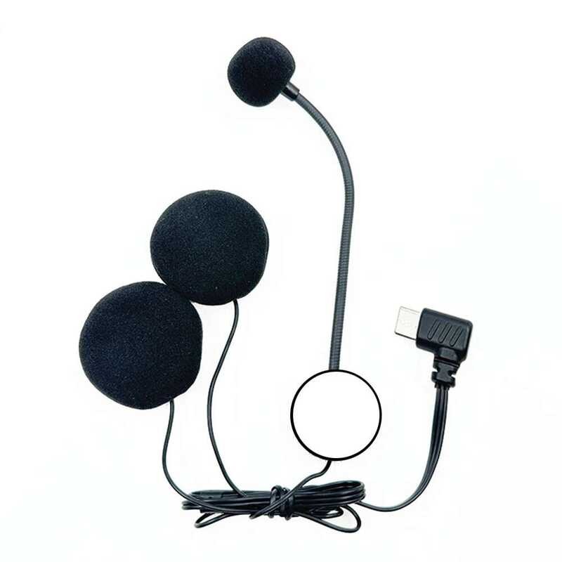 Microphone COD Headphone Speaker Type C Connector Motorcycle Helmet ...