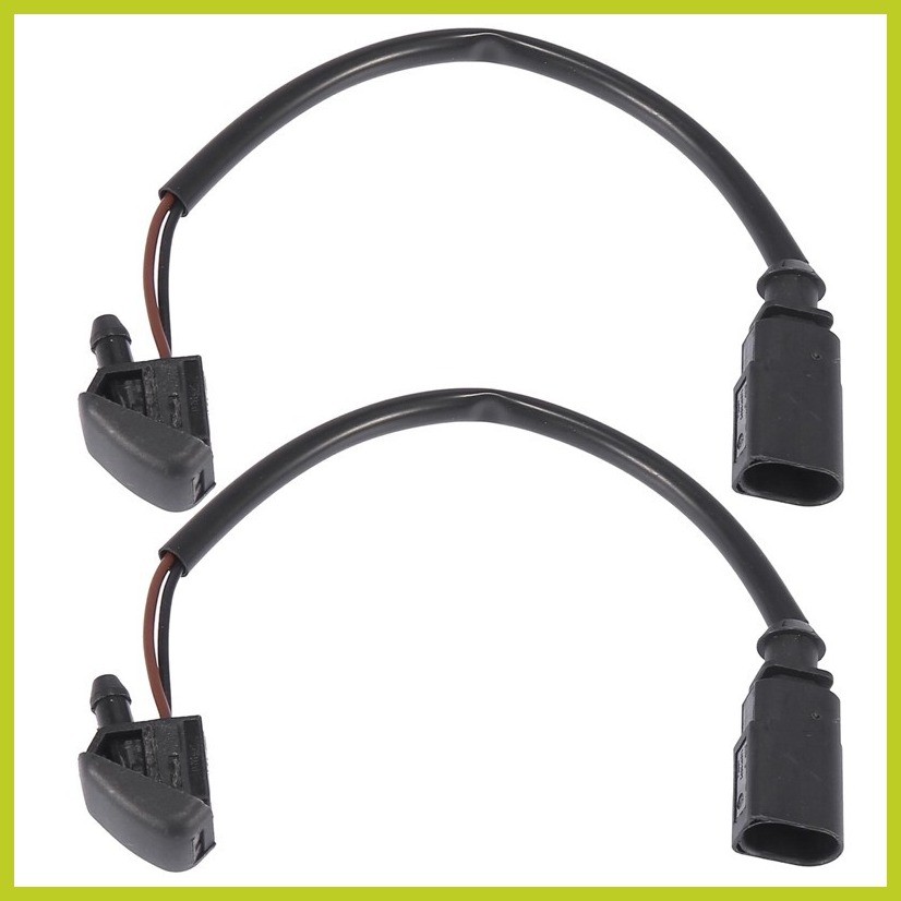 ⊥ ♞,♘2PCS Windshield Windscreen Washer Nozzle Jet 5J0955986 For -VW ...