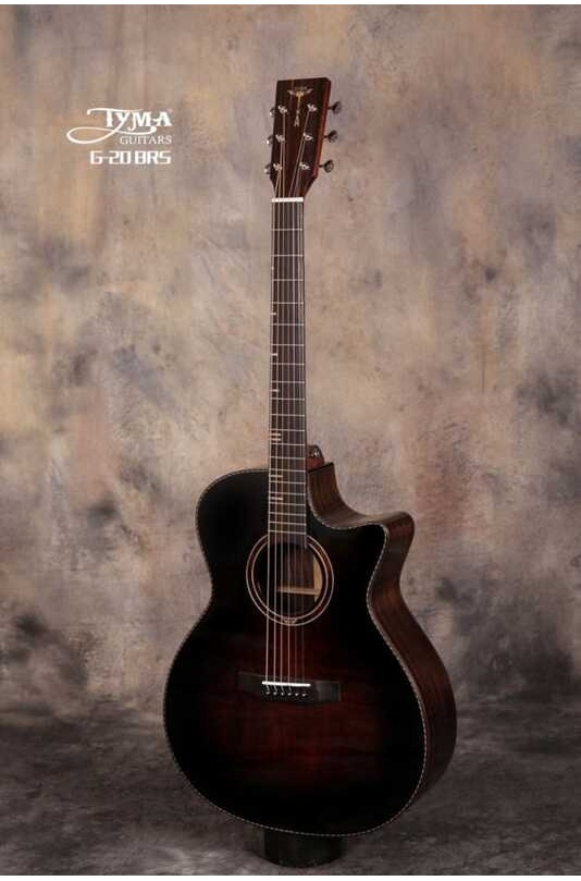G-20 Tyma BRSE Solid Sitka Spruce Top Mahogany Auditorium Acoustic ...