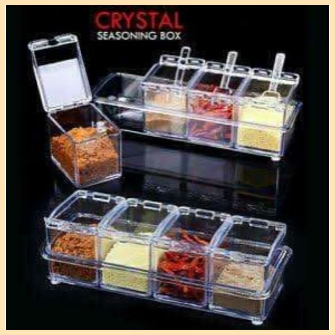 Spice Rack Seasoning Bottle Set 7 Pcs Holder Hole Switching Condiment ...