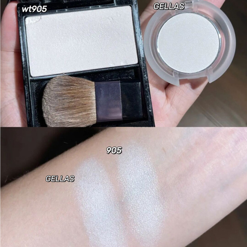 GELLA'S Highlight Matte White Eyeshadow For Mid-Face Contouring And ...