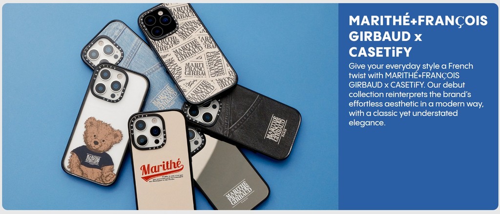 CASECASE X MARITHE+FRANCOIS GIRBAUD Impact Clear Magnetic suction Case ...