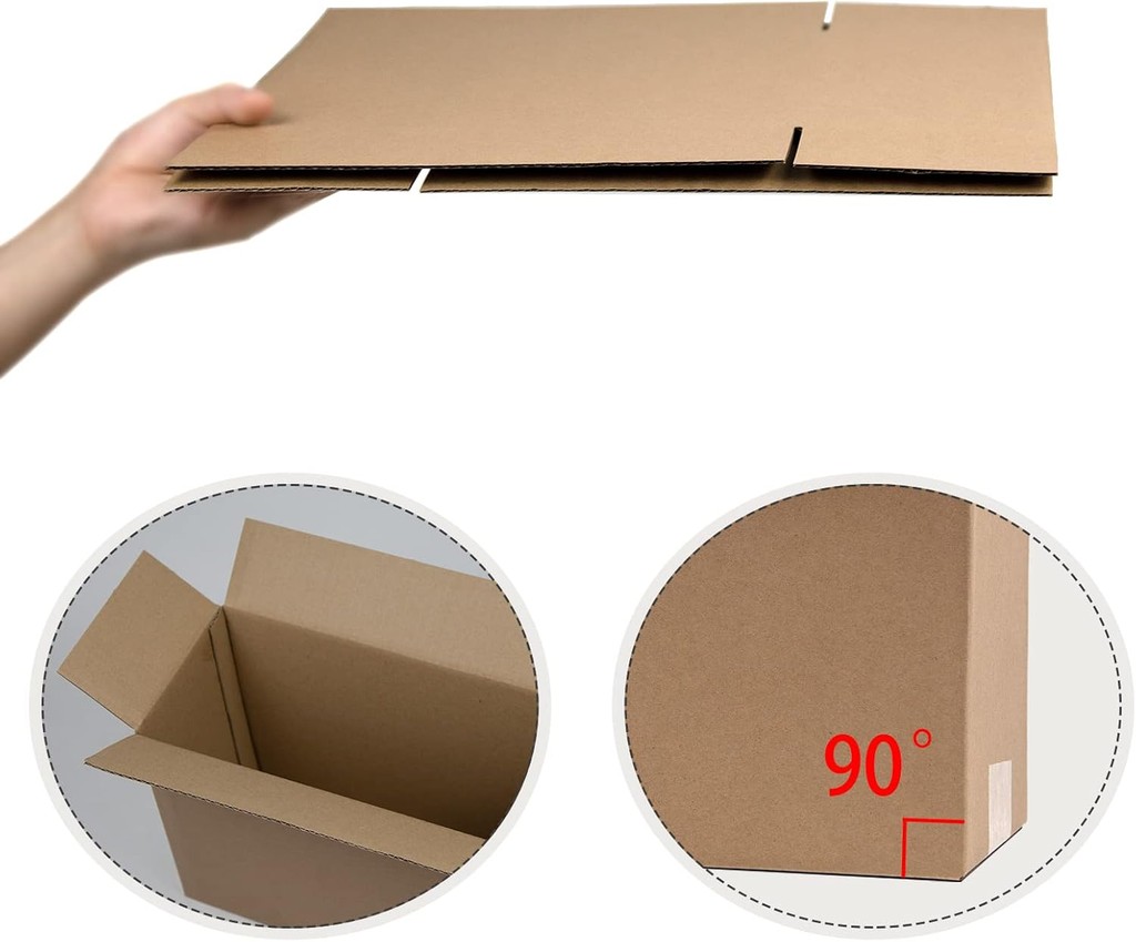 5 PCS Kotak Kadbod Corrugated Shipping Boxes Double Wall Large Strong ...