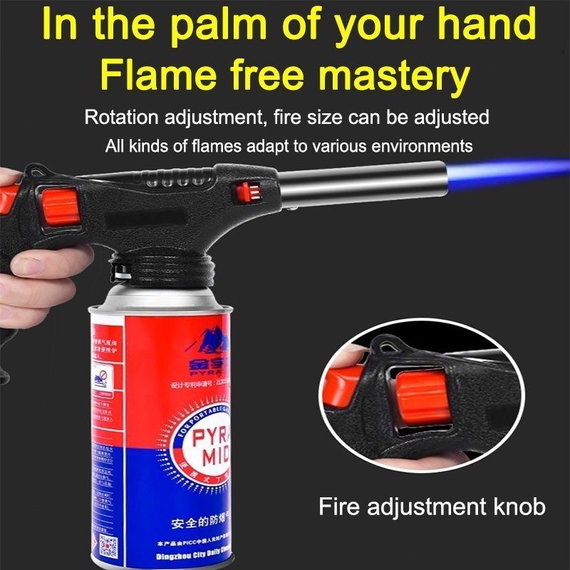 【Fast delivery】Kitchen Butane Torch with Handle, Cooking Torch ...