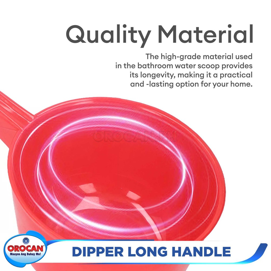 Orocan Water Dipper With Long Handle (Tabo) | Shopee Philippines