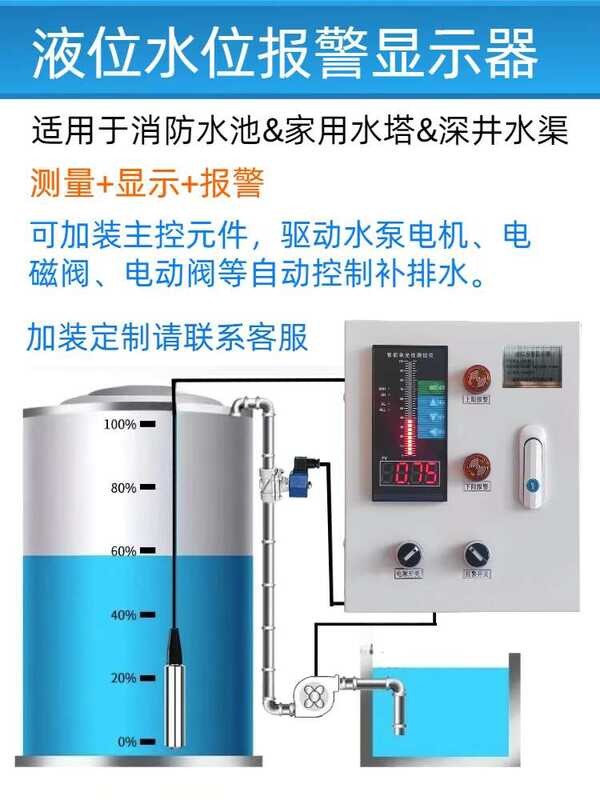 Fire Hydrant Indicator Controller Submersible Sensor Alarm Water Tank ...