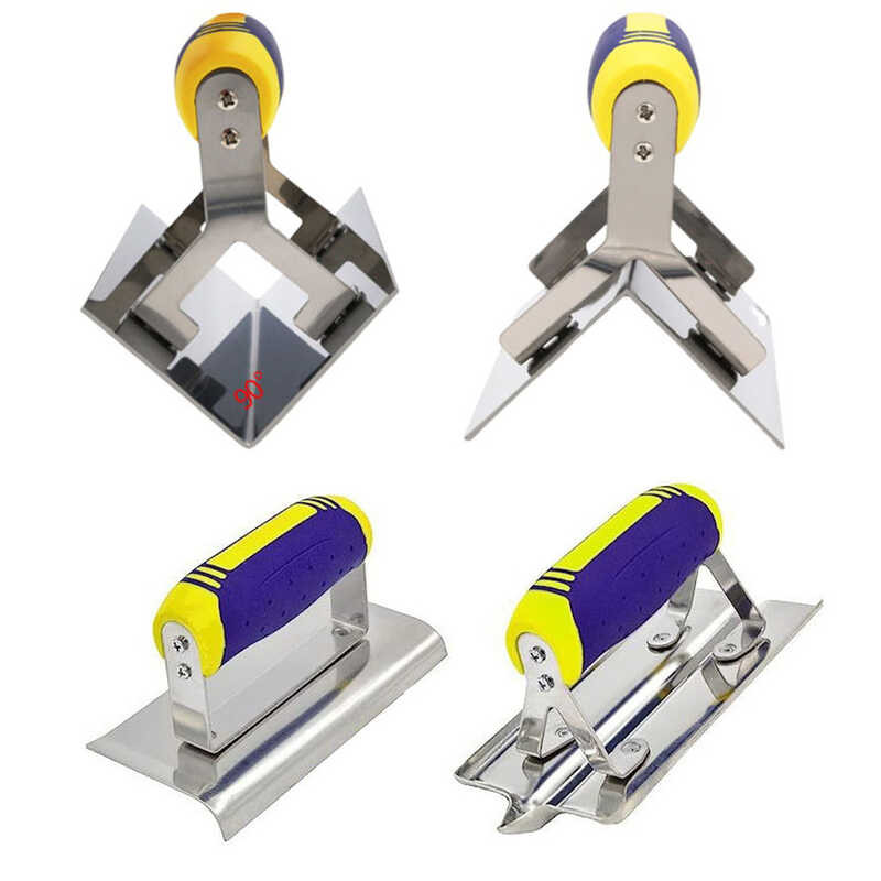 Concrete Hand Edger Groover Set Plaster Cement Finishing Stainless ...