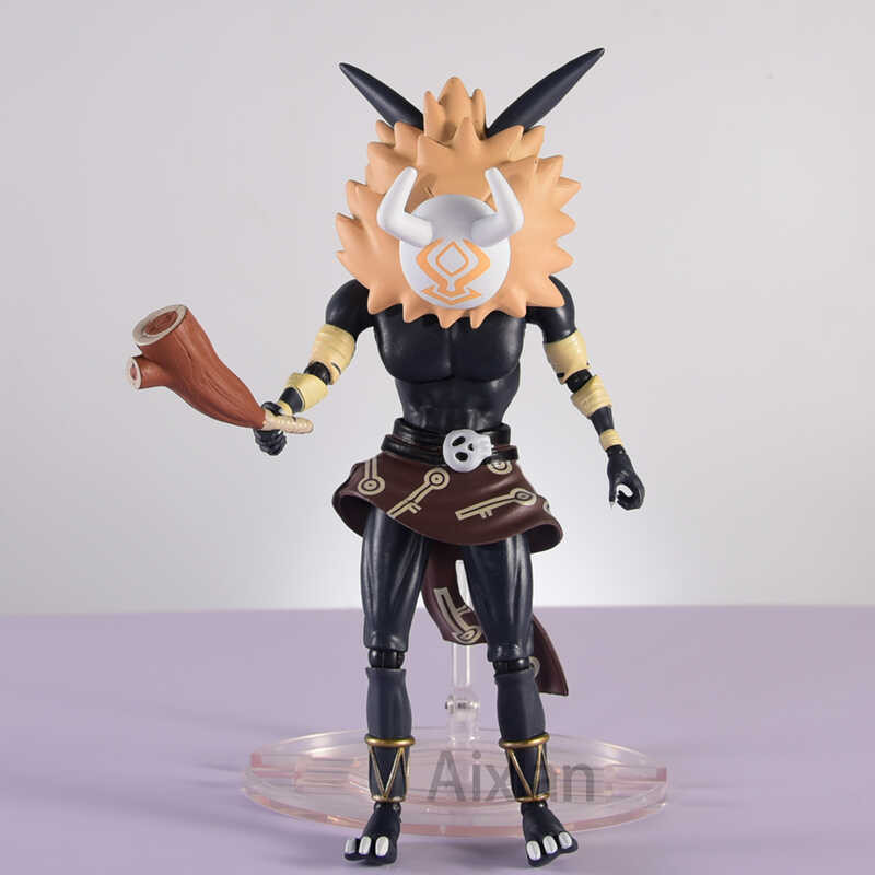 604 18Cm Anime Figma #548 Wooden Shield Hilichurl YIQI Guard GK PVC ...