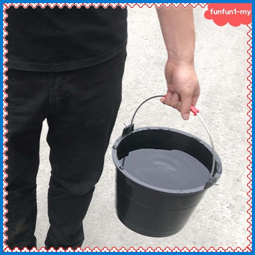 [FunfuneeMY] Black Buckets Cement Bucket Easter Bucket Compact Easy ...