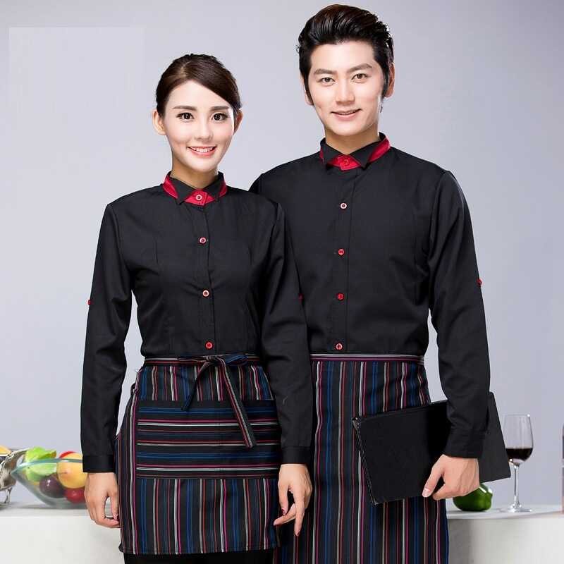 Hot Restaurant Pot Waitress Work Clothing Uniform Fast Food Shops Cafe ...