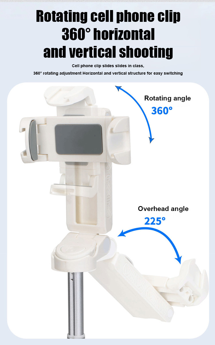 Quadruped 360 degree rotating Mini Desktop Tripod Adjustable Portable ...