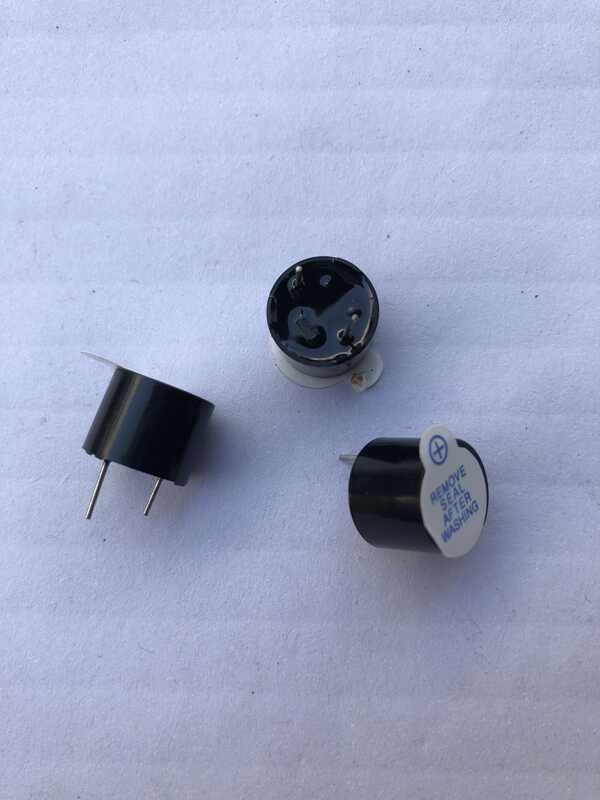 12095-5V active integrated electromagnetic cylindrical buzzer plastic ...