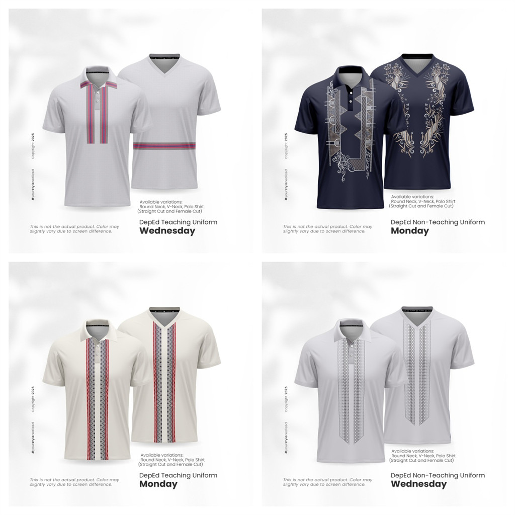 Deped Uniform 2025 Monday Uniform For Female Classroom Based Personnel