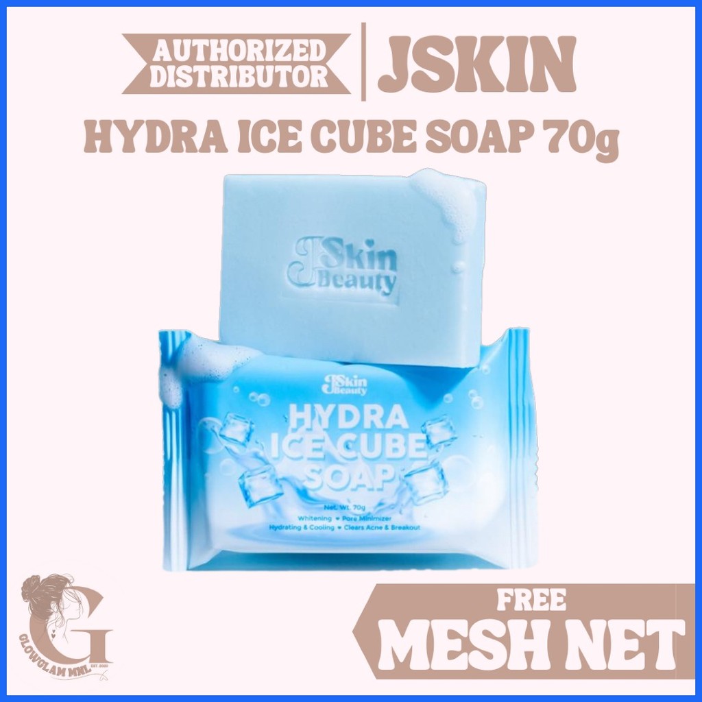 ∞ (FREE MESH NET) JSKIN Hydra Ice Cube Soap 70g by Jskin Beauty | Shopee Philippines