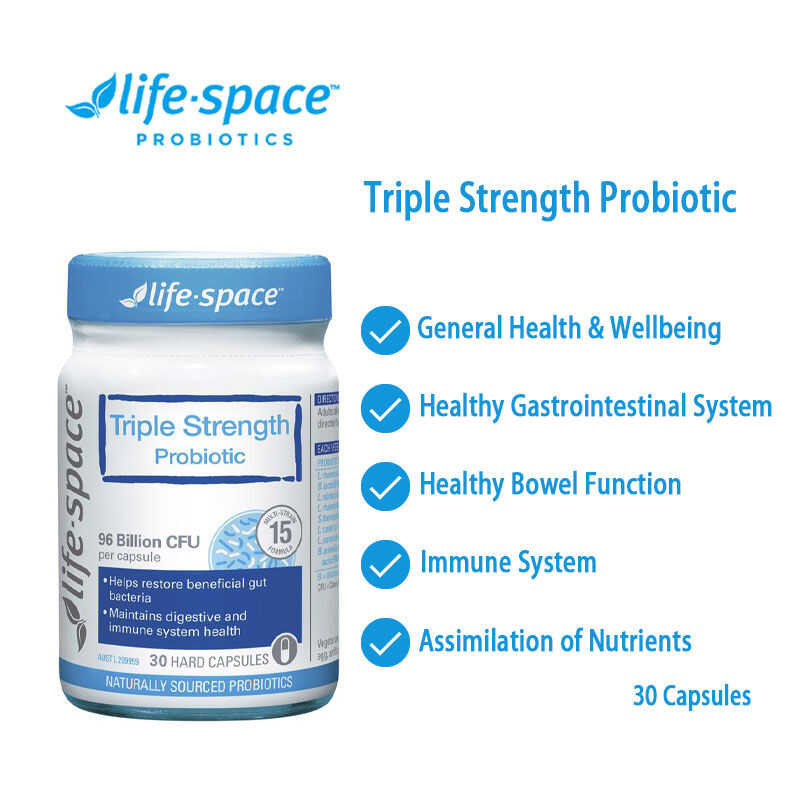LY Triple Strength Probiotics - LIFESPACE (30 Capsules) | Shopee ...