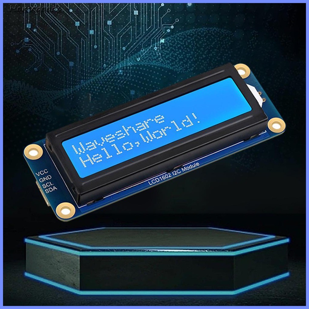 3.3V/5V LCD I2C Communication Module 16x2 Characters LCD Screen Board Display Module Blue White ...