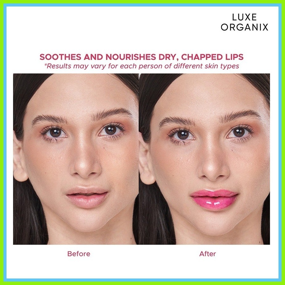 LUXE ORGANIX Panthenol Therapy 24H Lip Serum Tinted Lip Essence Berry Glaze 10g | Shopee Philippines