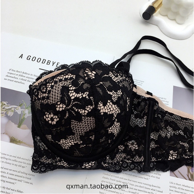 Demibra Women Sexy Lace Underwear Push Up Bra Small Chest Gathered ...