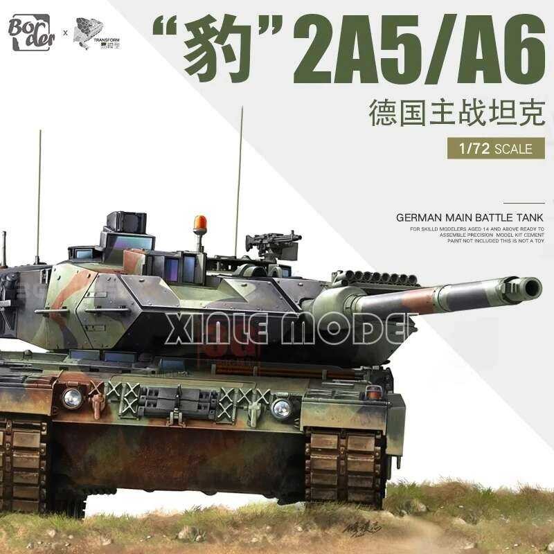 Vespid Model Plastic Assembled Tank Kit Tk7201 Germany, Leopard 2A5/A6 ...