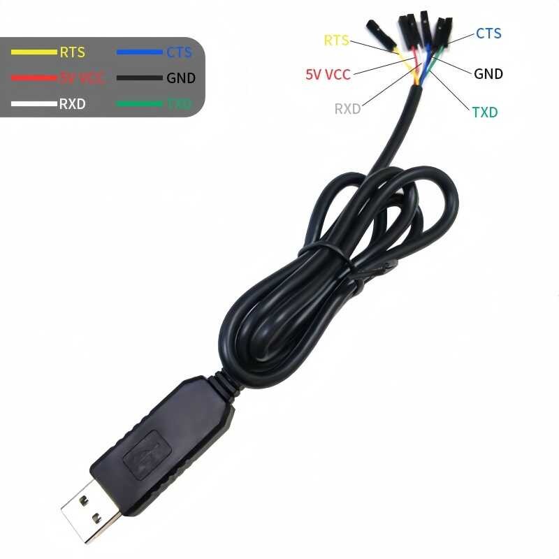PL2303GT USB to RS232 serial cable UART upgrade download module RS232 ...