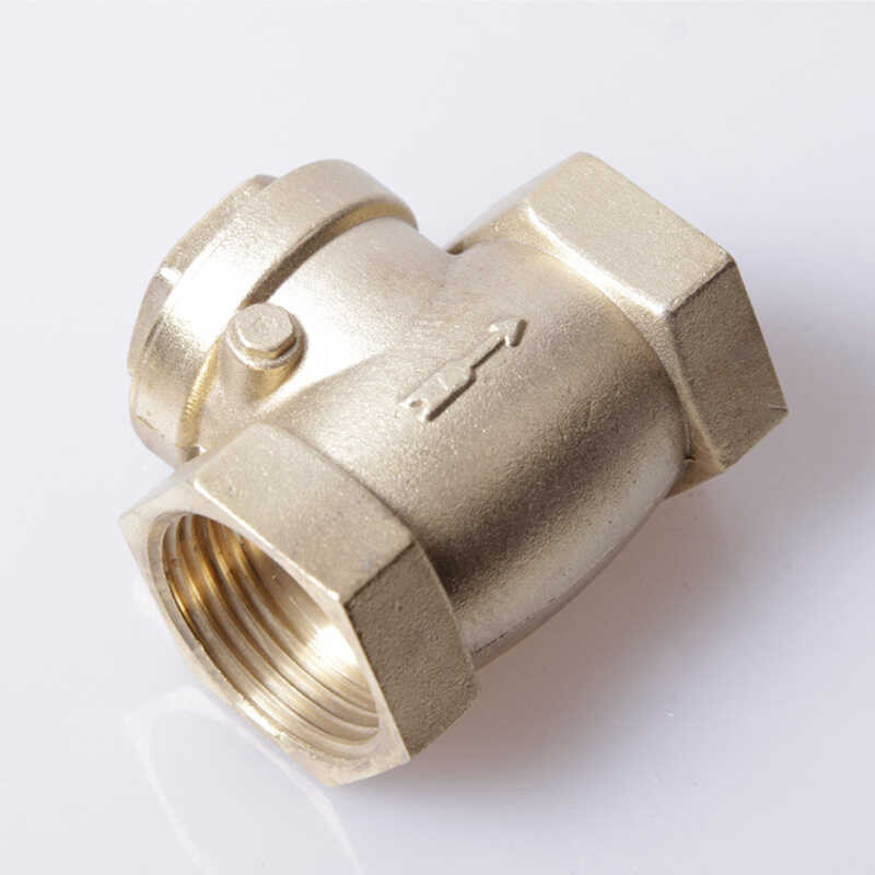 Factory Copper Horizontal Check Valve, One-Way Valve, Check Valve ...