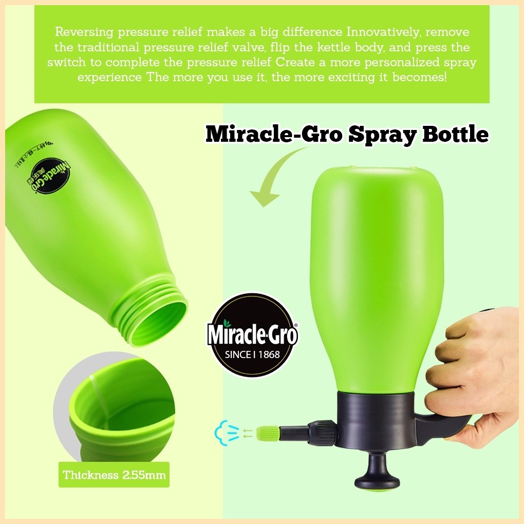 Miracle-Gro Sprayer Water Pump Sprayer Hand Sprayer Pressure 1.5L Spray Plant Sprayer ⚾︎ ...