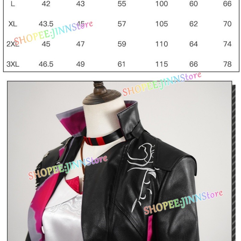 - JINN - League of Legends Arcane JINX POWDER Cosplay Costume POW-POW ...