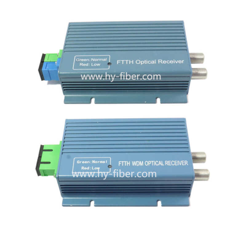 Optical FTTH Receiver with 2 Output Port, WDM for PON FTTH CATV Banidth ...