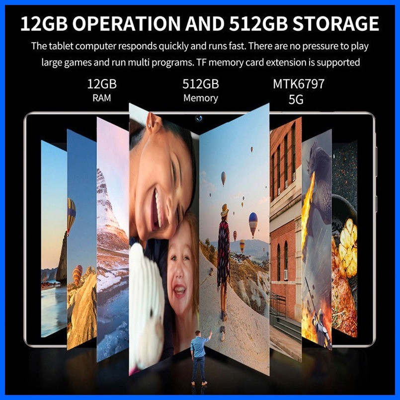 ♟ TECNO SPARK GO9 Tablet 2024 Original 5G Android Tablet 12Inch Large ...