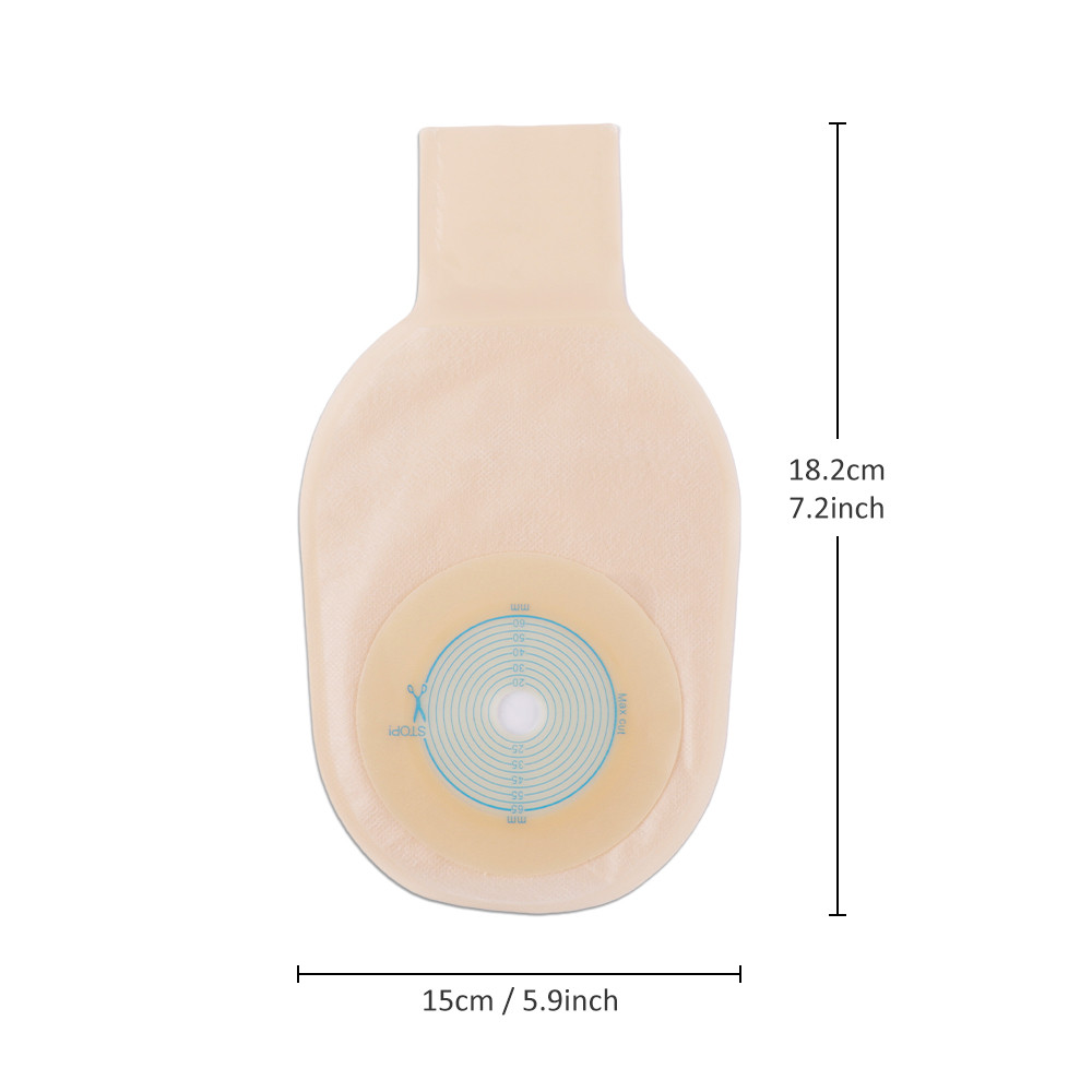 SALORIE 10pcs Bags 20-65mm One-piece Drainable Ostomy Bags Stoma Care ...