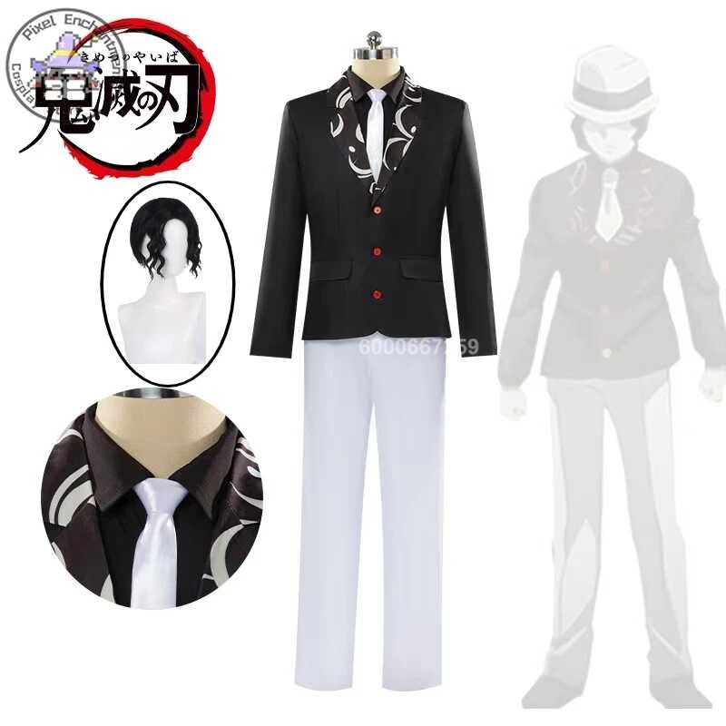Muzan Kibutsuji Demon King Cosplay Anime Kimetsu No Yaiba Costume ...