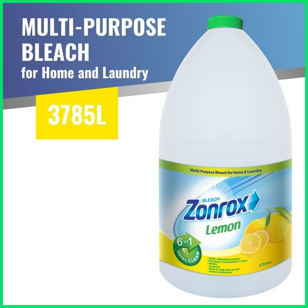 Zonrox Bleach Lemon 1 Gallon | Shopee Philippines