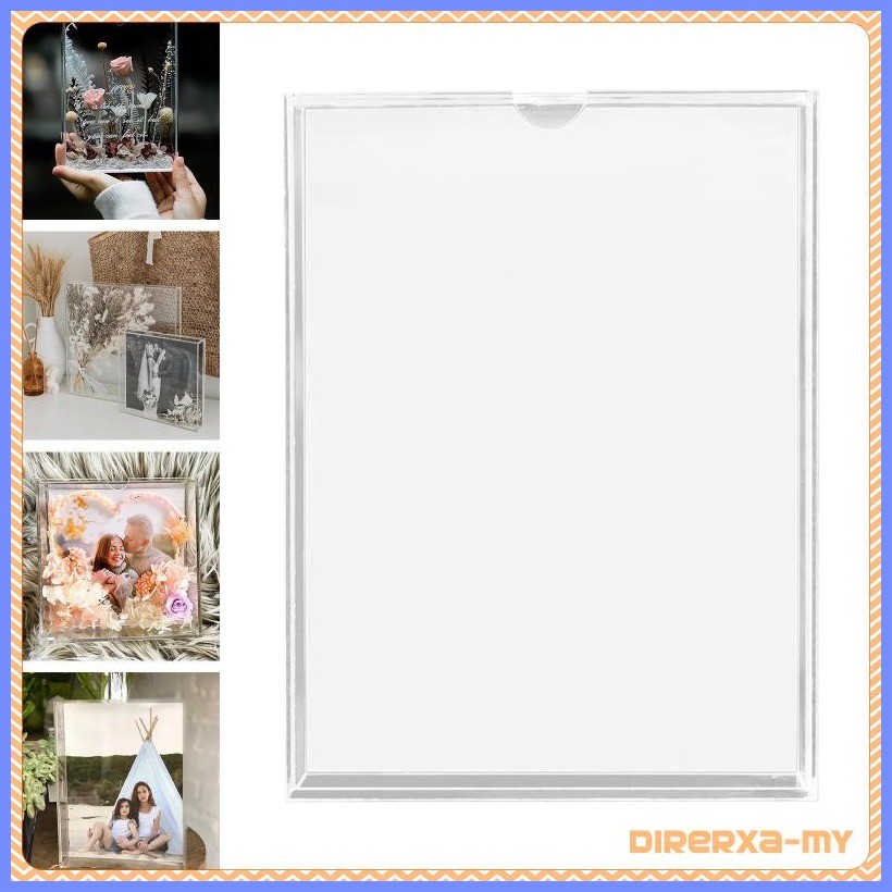 [DirerxaMY] Shadow Box Dried Flower Framed Wall Mount Memory Display ...