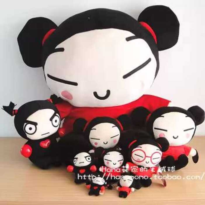 PUCCA Chinese Plush Toy Wedding Gift Bed Doll Korean Cartoon Cute ...