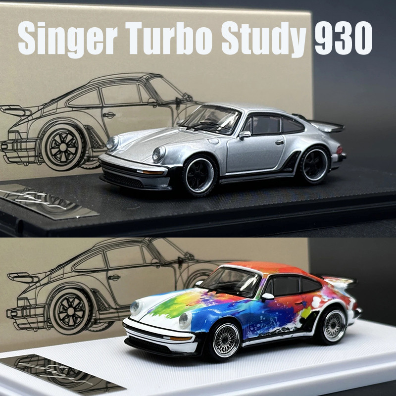 In Stock RM GP 1:64 Singer Turbo Study 930 Sier ART Openable Hood ...