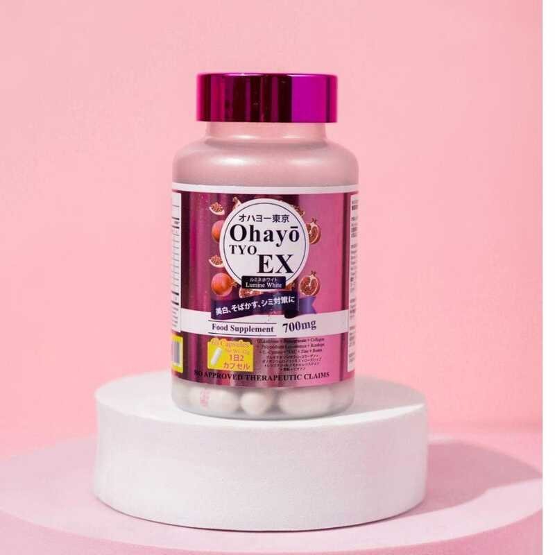 LY Ohayo TYO Tokyo Lumine White EX 700Mg Glutathione Oral Sulock ...