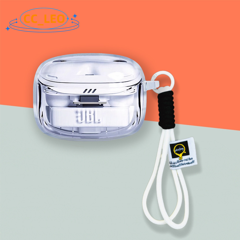 For JBL TUNE Beam 2 Case JBL TUNE Buds 2 Clear Soft Case Cute Lanyard ...