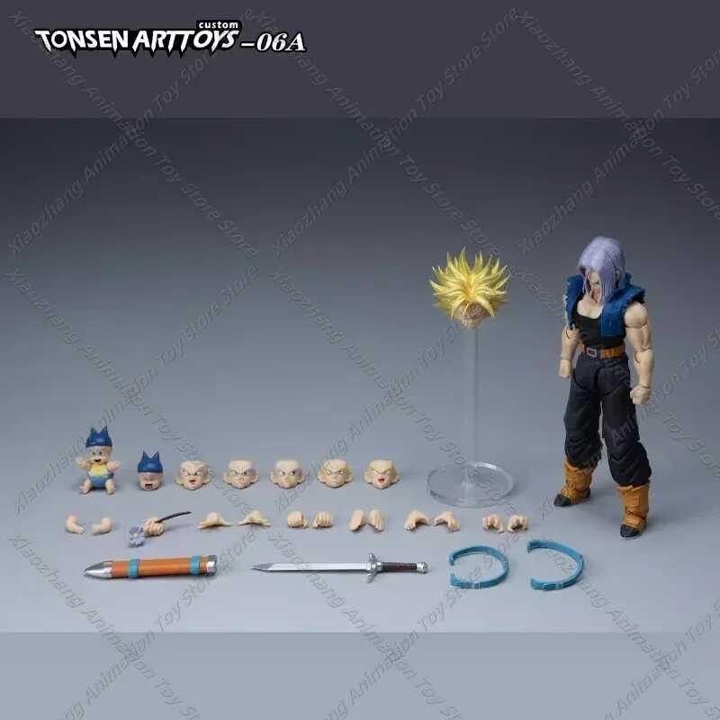 In Stock Tonsenarttoys Dragon Ball Z SHF er Saiyan SSJ SSJ2 Trunks Min ...