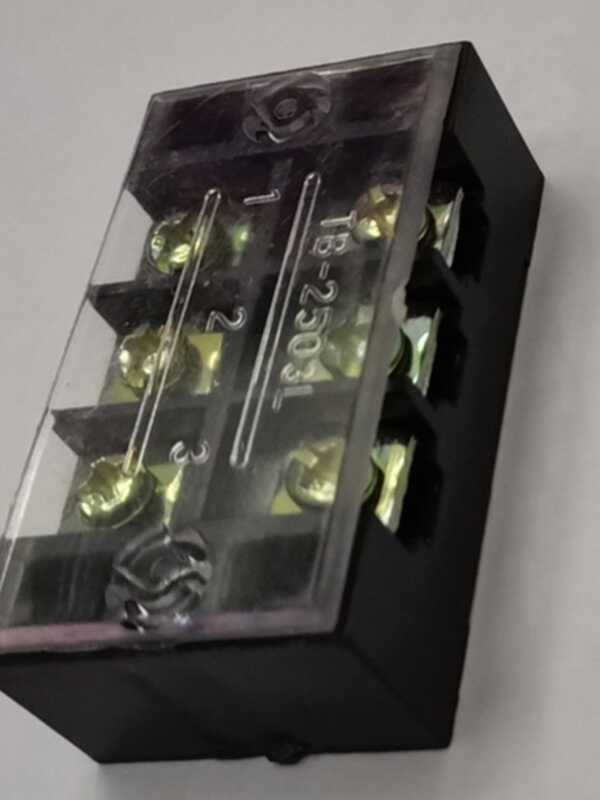 TB-2503 3-position block, terminal connector, 25A electrical box ...