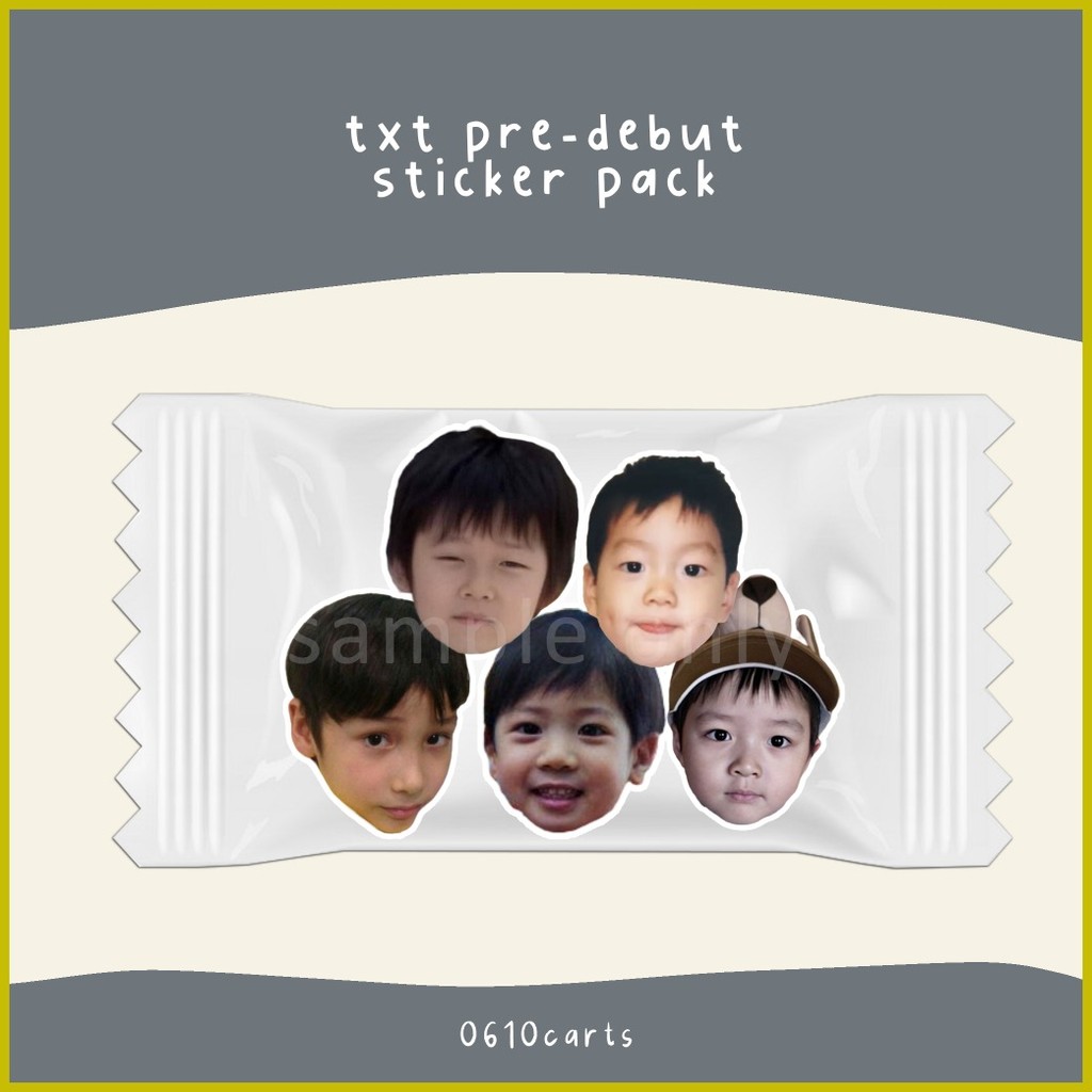 kpop pre-debut sticker pack | fanmade merch | seventeen nct dream ...