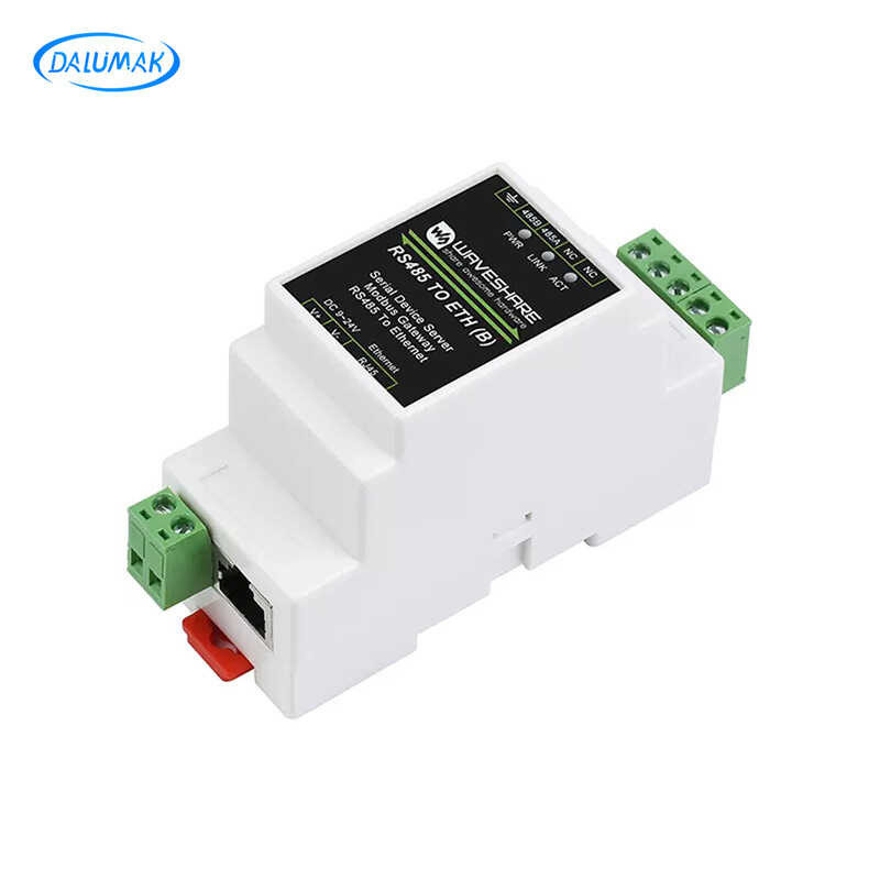 RS485 serial server industrial grade Modbus gateway rail type RS485 to ...